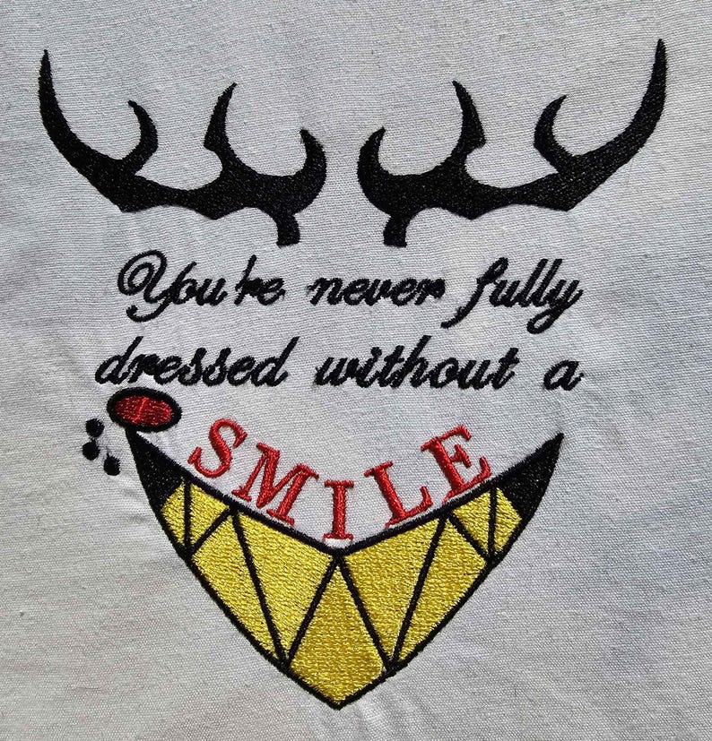 Hazbin Hotel Alastor Digital Embroidery Pattern - Etsy