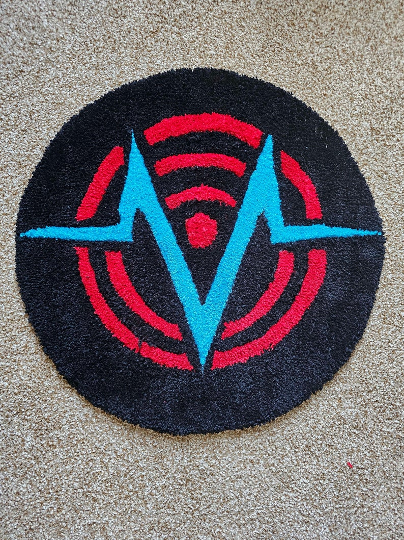 Hazbin Hotel Vox Inspired Voxtek Rug -free Gift- Made to Order - Etsy