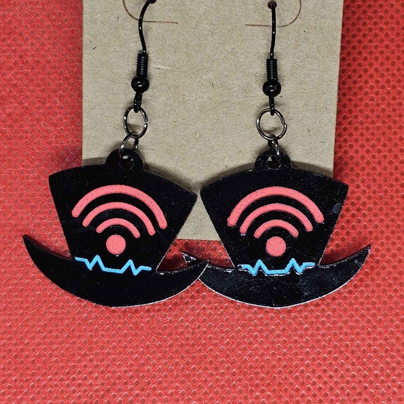 Hazbin Hotel Earrings - Etsy