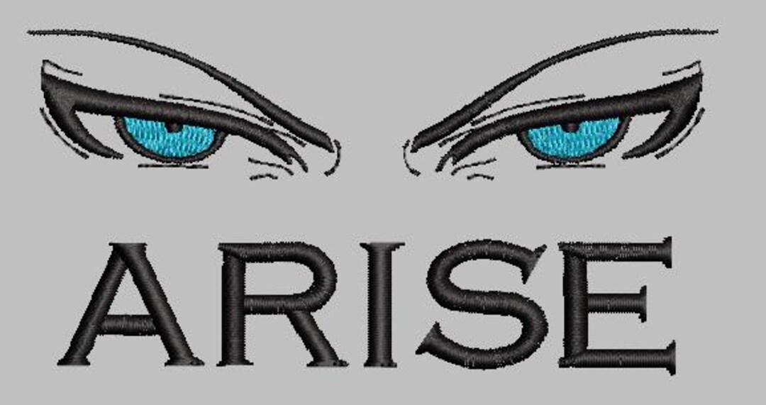 Solo Leveling Anime Embroidery Pattern Digital Download Shadow Summoner ...