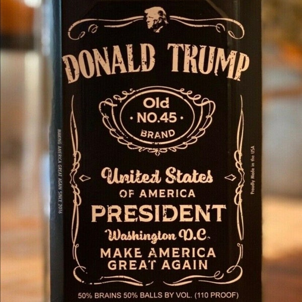 Trump Jack Daniels Labels - Etsy