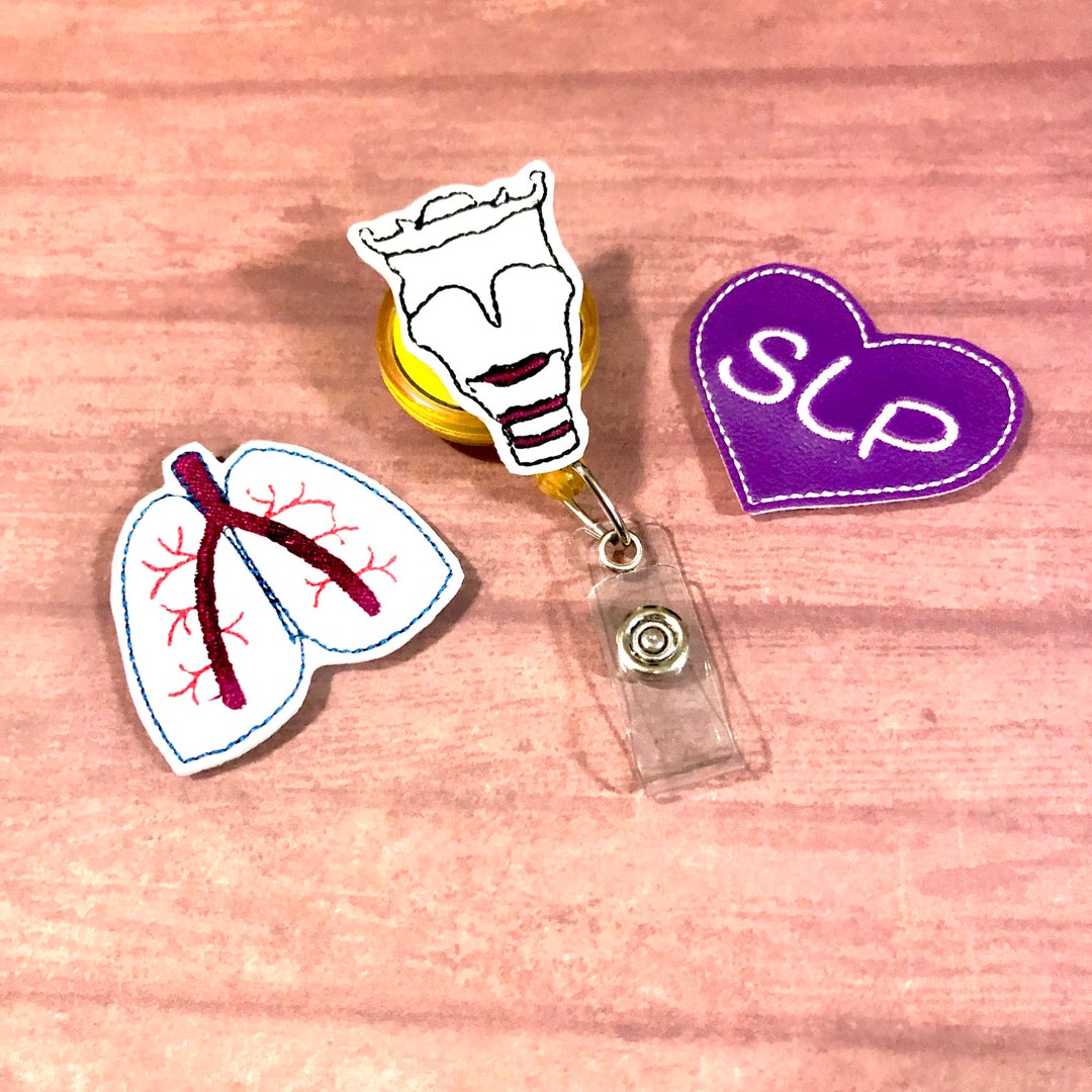 SLP Speech Badge Reel Set With Three Interchangeable Cover Pieces ...