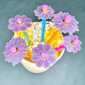 Flower Pencil Topper Gift Set for Teachers Gift Office Decor Cute ...