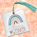 Geometric Brain Bookmark Multiple Colors for Neurodiversity and ...