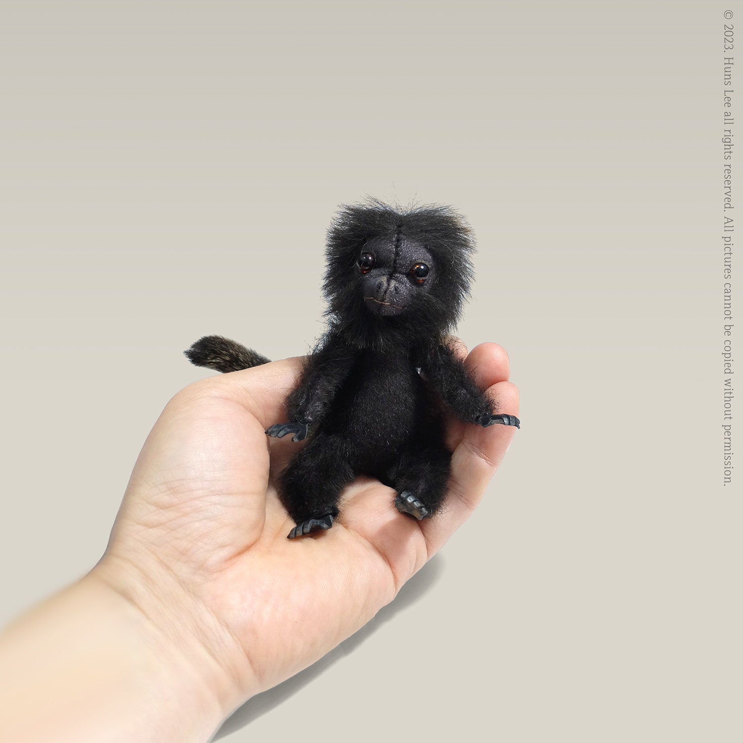 Pygmaea Monkey - Stuffed Leather Doll - Etsy