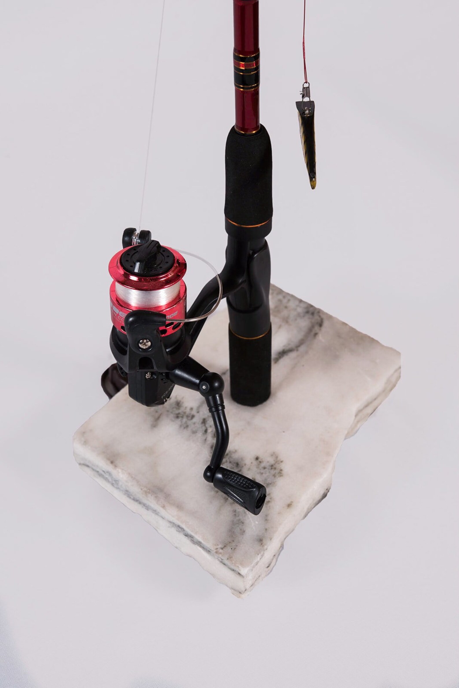 Fishing Lamp, Fish Lamp, Rustic Decorative Lamp, Rustic Nightstand Lamp ...