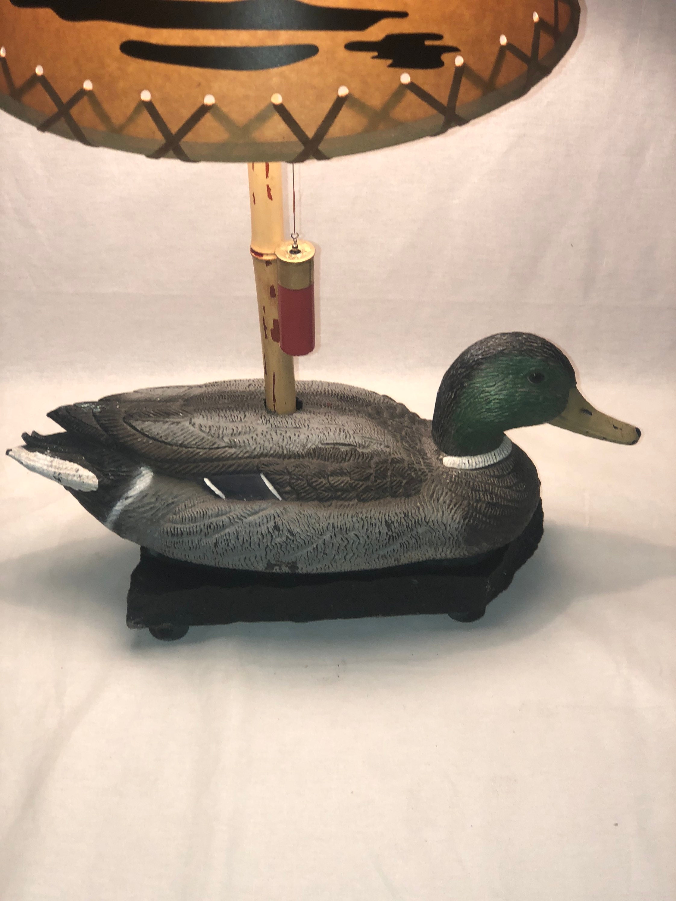 Duck Hunting Lamp, Nightstand Lamp, Rustic Table Lamp, Unique Rustic ...