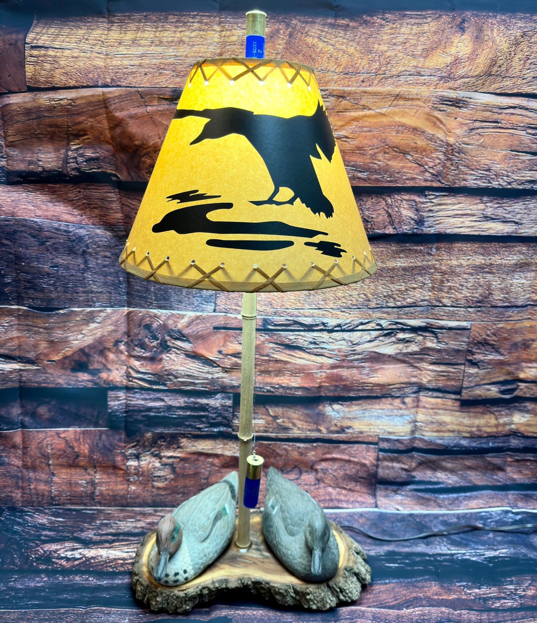 Unique Rustic Hunting Lamp, Duck Hunting Lamp, Duck Lamp, Cabin Lamp ...