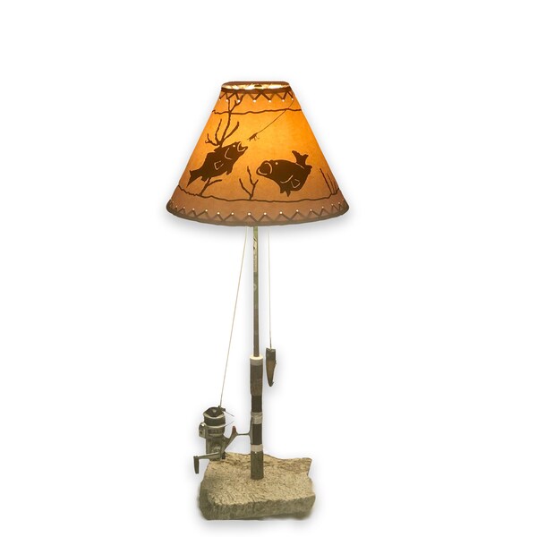 Rustic Table Lamps - Etsy