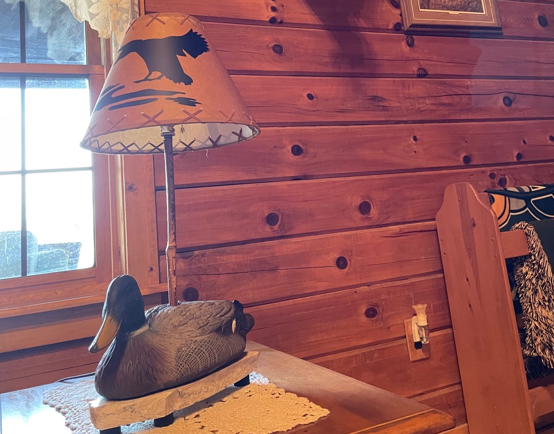 Rustic Duck Hunting Decor, Cabin Lamp Decor, Rustic Hunting Lodge Decor ...