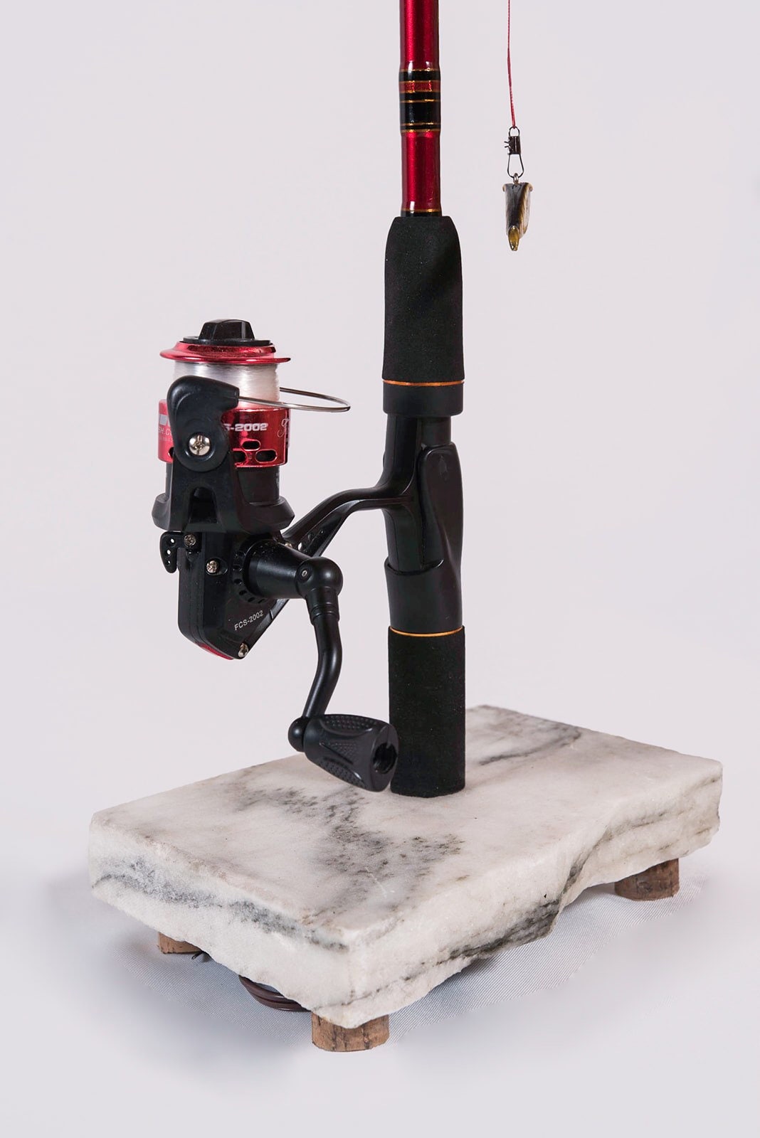 Fishing Lamp, Fish Lamp, Rustic Decorative Lamp, Rustic Nightstand Lamp ...