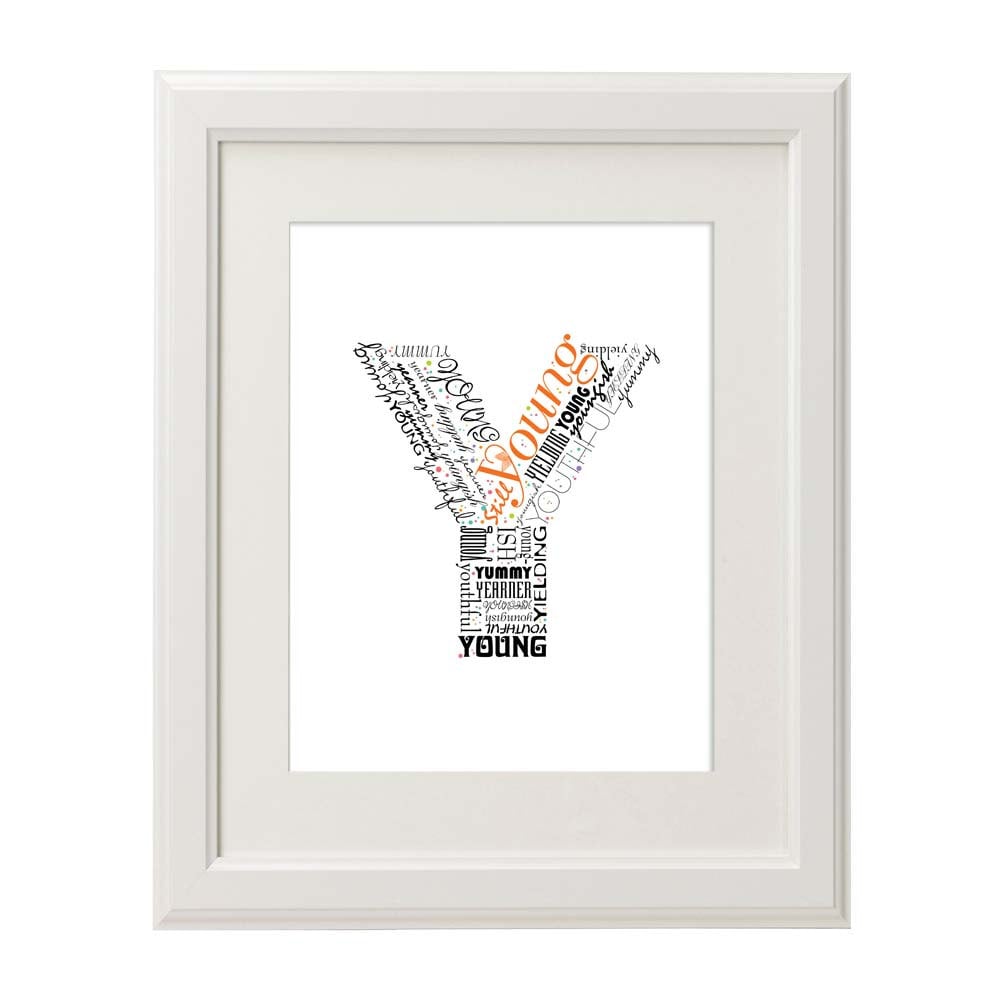 Positive Words Start With Letter Y - Alphabet Y, Monogram Letter ...