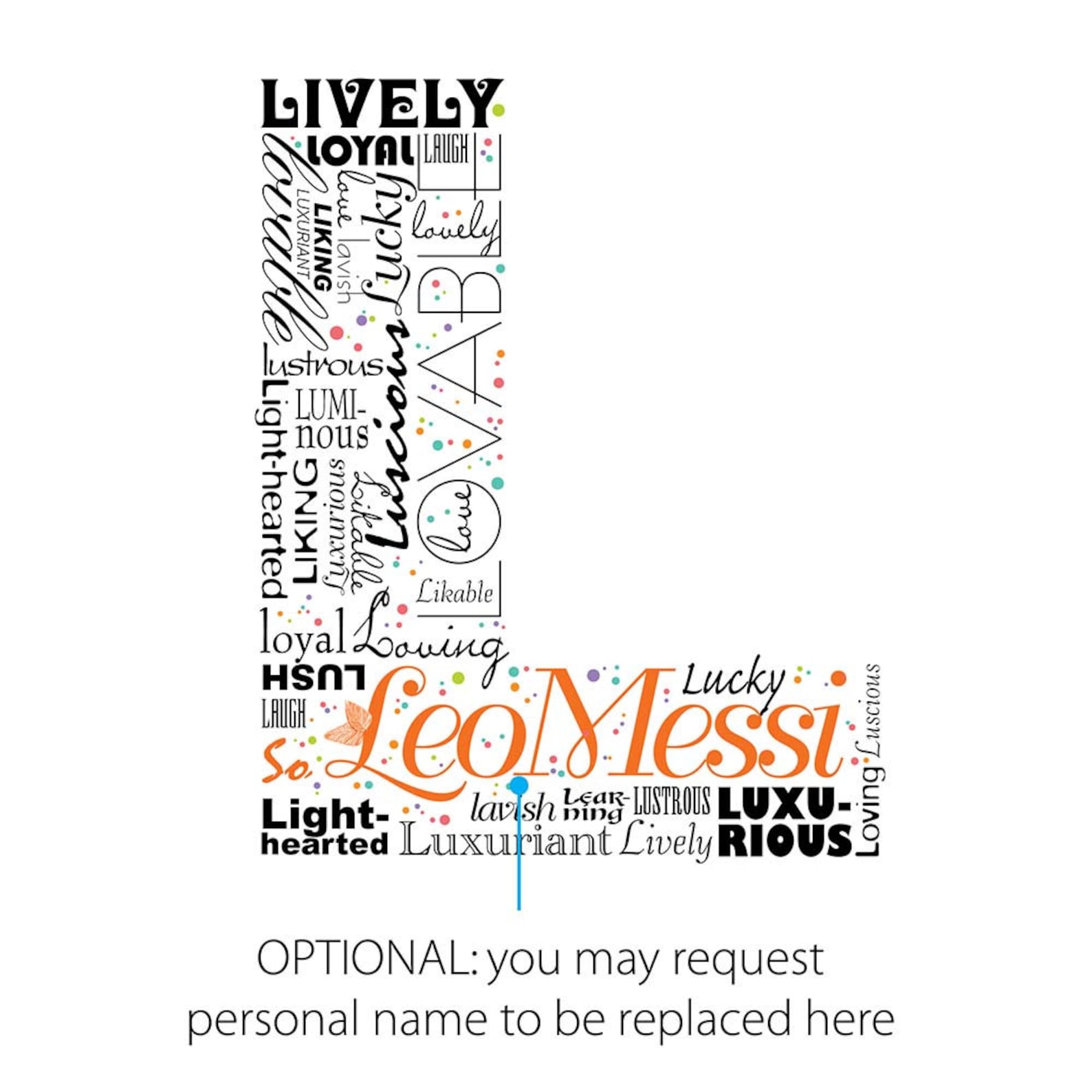 Positive Words Start With Letter L - Alphabet L, Monogram Letter ...