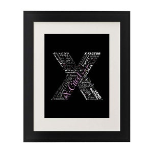 Positive Words Start With Letter X - Alphabet X, Monogram Letter ...