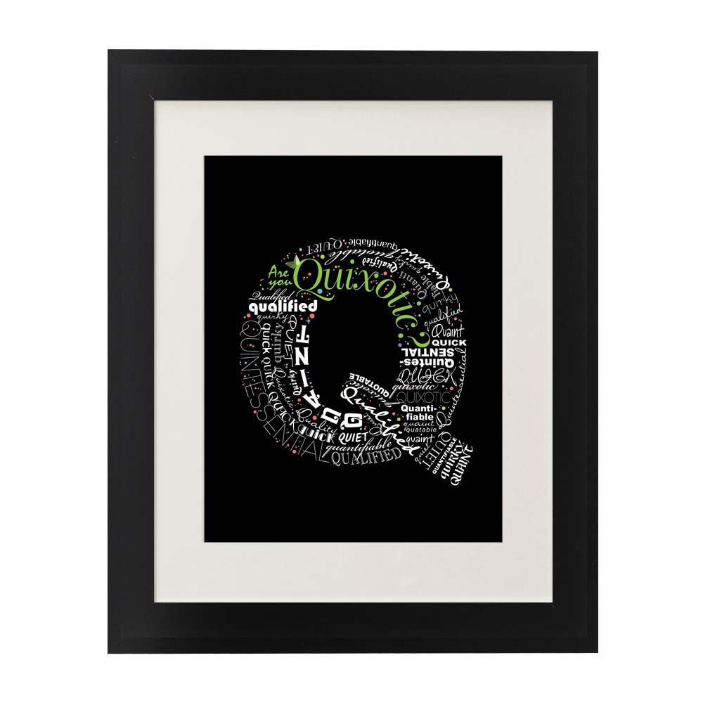 Positive Words Start With Letter Q - Alphabet Q, Monogram Letter ...