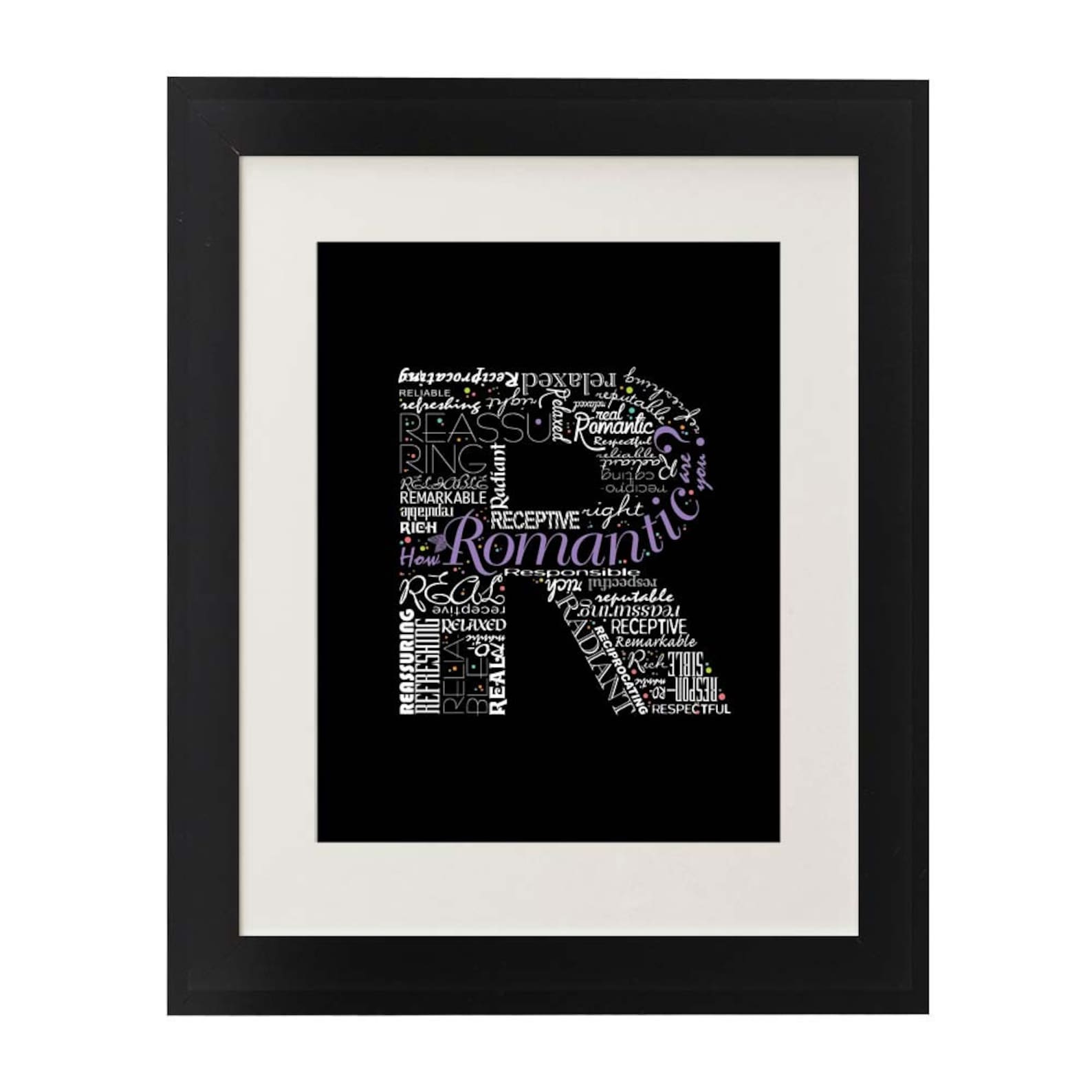 Positive Words Start With Letter R - Alphabet R, Monogram Letter ...