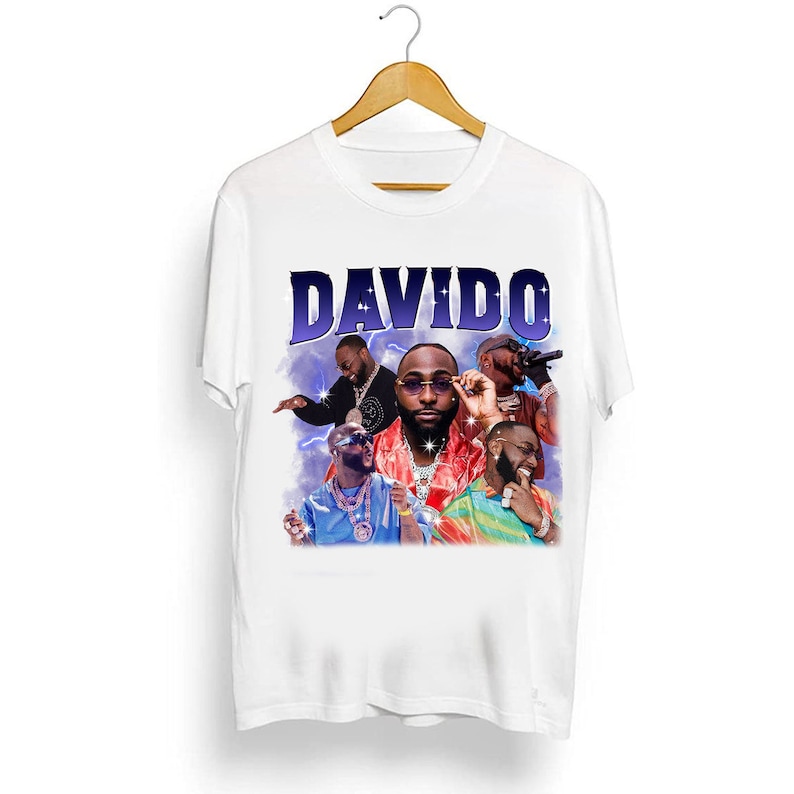 Davido 90s Vintage Shirt, Vintage Davido Bootleg Rap Tee, Davido Fan ...