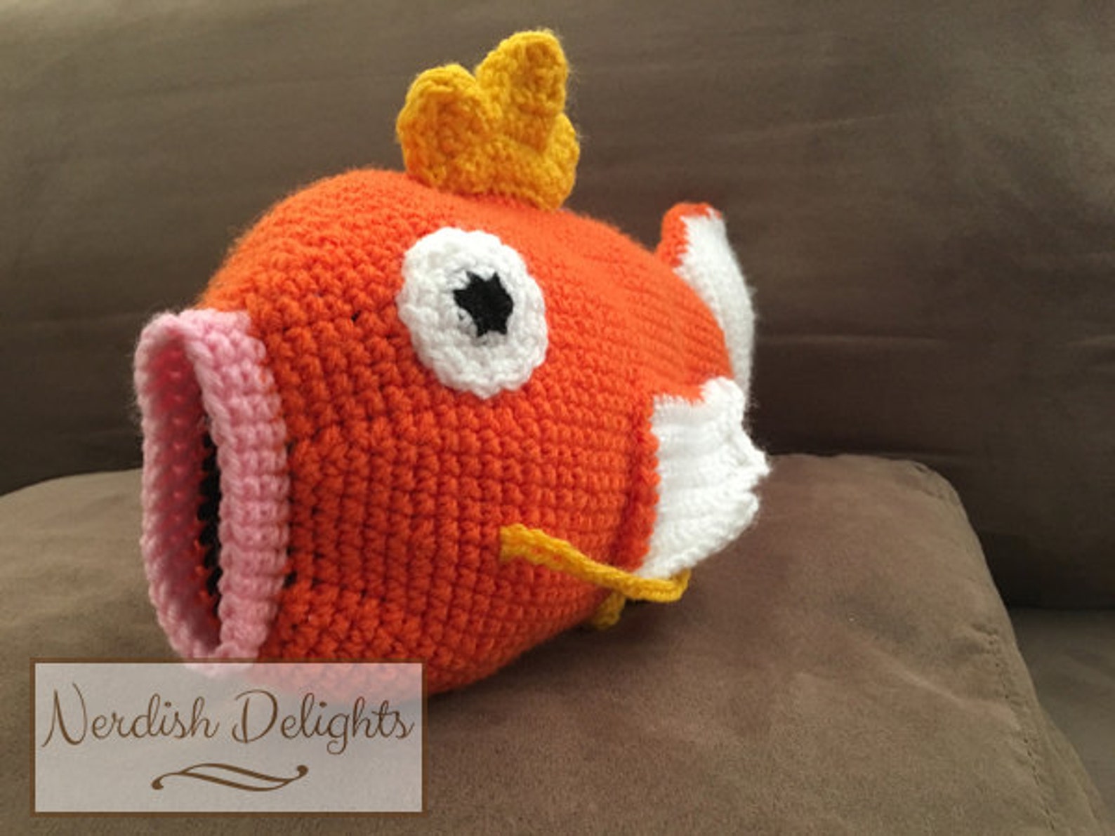 Crochet Pattern for Magikarp Pokemon Go Handbag or Plush Toy - Etsy