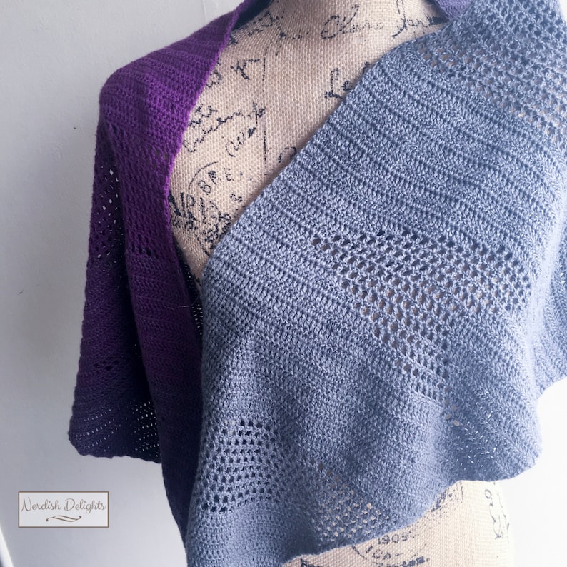 Final Frontier Shawl by Nerdish Delights - Etsy