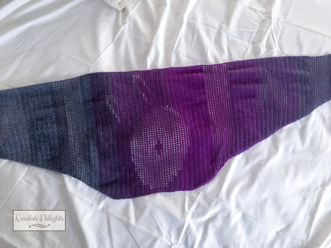 Final Frontier Shawl by Nerdish Delights - Etsy