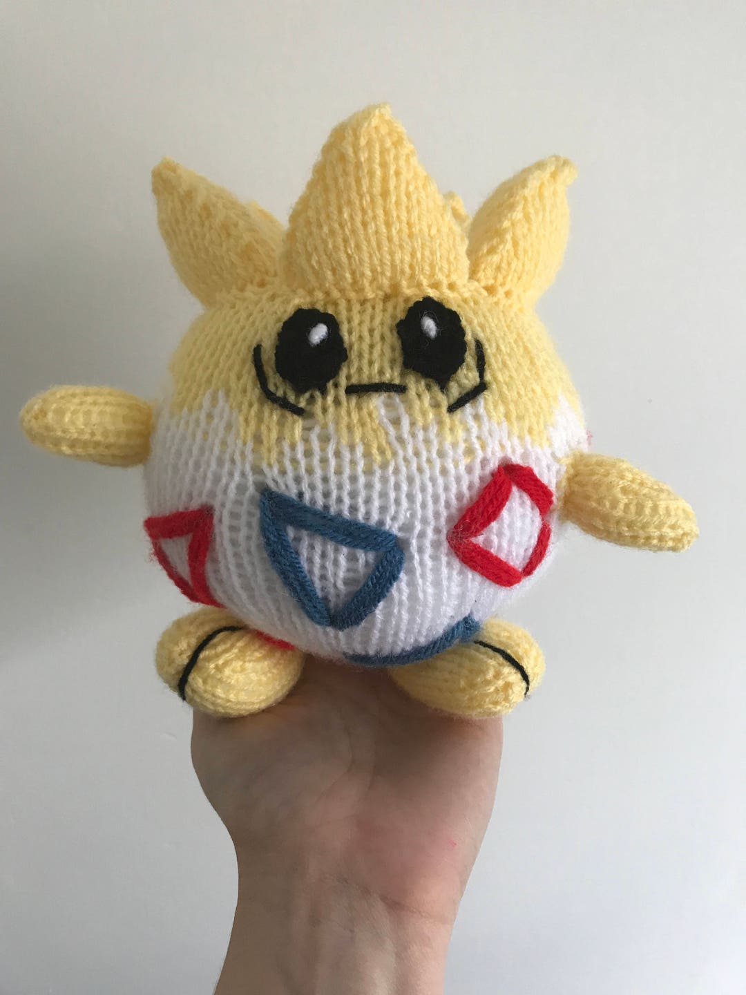 Togepi Knitting Pattern Pokemon Pattern Knit Knitted Plushie Toy ...