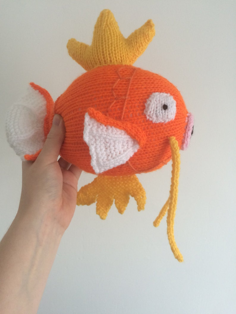 Magikarp Pokemon Knitting Pattern Plushie Toy Childrens Animal - Etsy