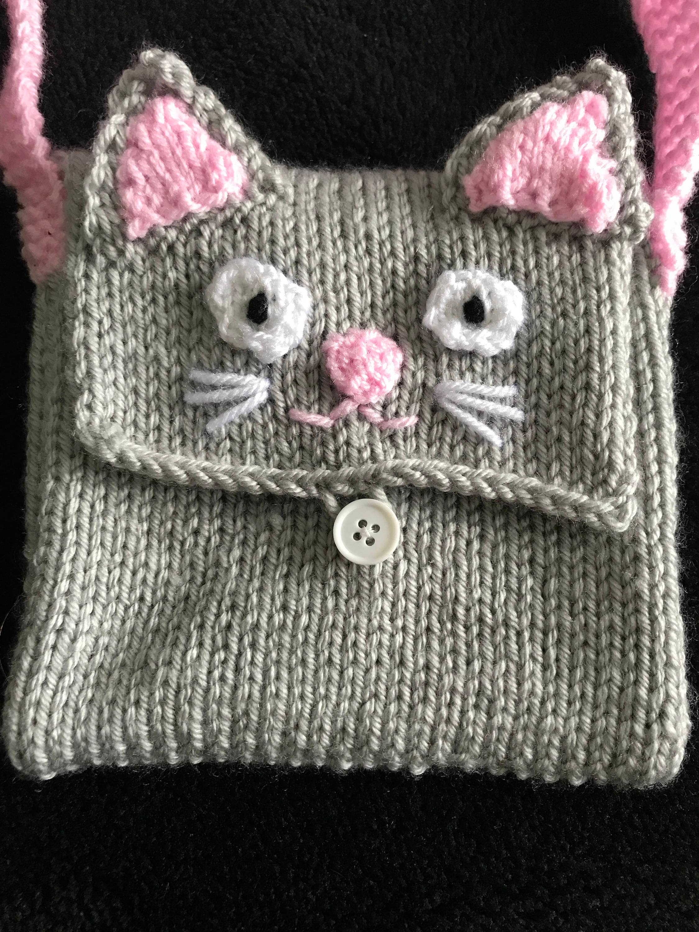 Cat Bag Knitting Pattern