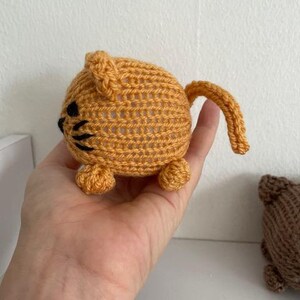 Loaf Cat Knitting Pattern, Mini Kitty Toy PDF Download, Easy Fun ...