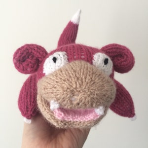Slowpoke Pokemon Knitting Pattern Plushie Toy Childrens Soft Toy ...