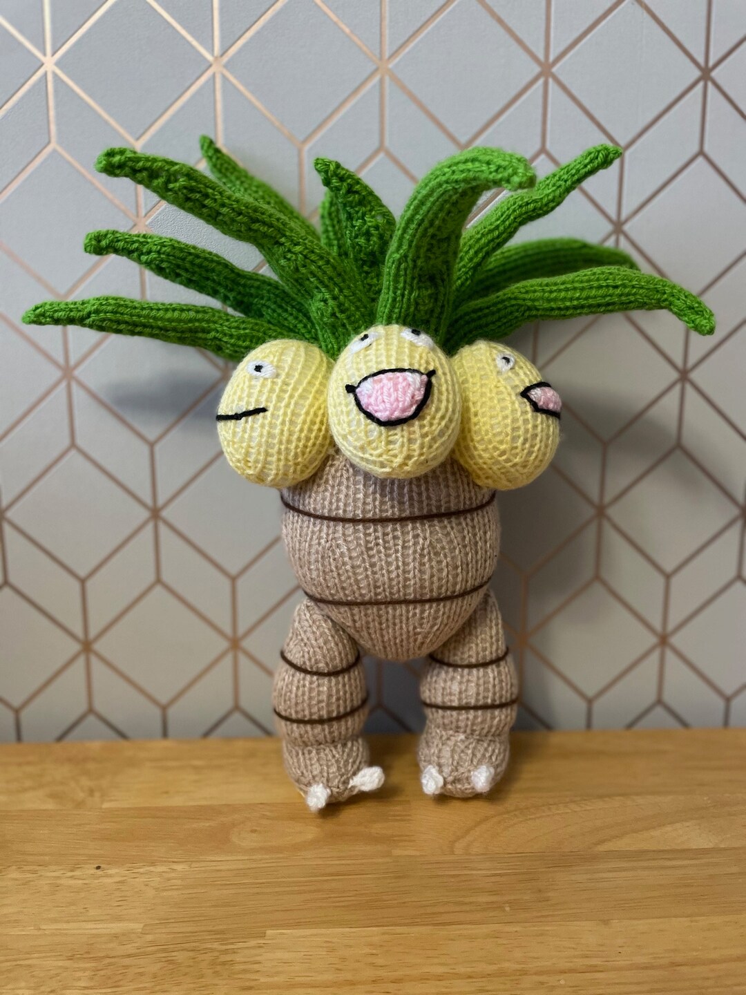 Exeggutor Pokemon Knitting Pattern Stuffed Toy Stuffy - Etsy