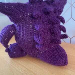 Gengar Pokemon Knitting Pattern Soft Toy Pokemon Plush Animal Stuffed ...