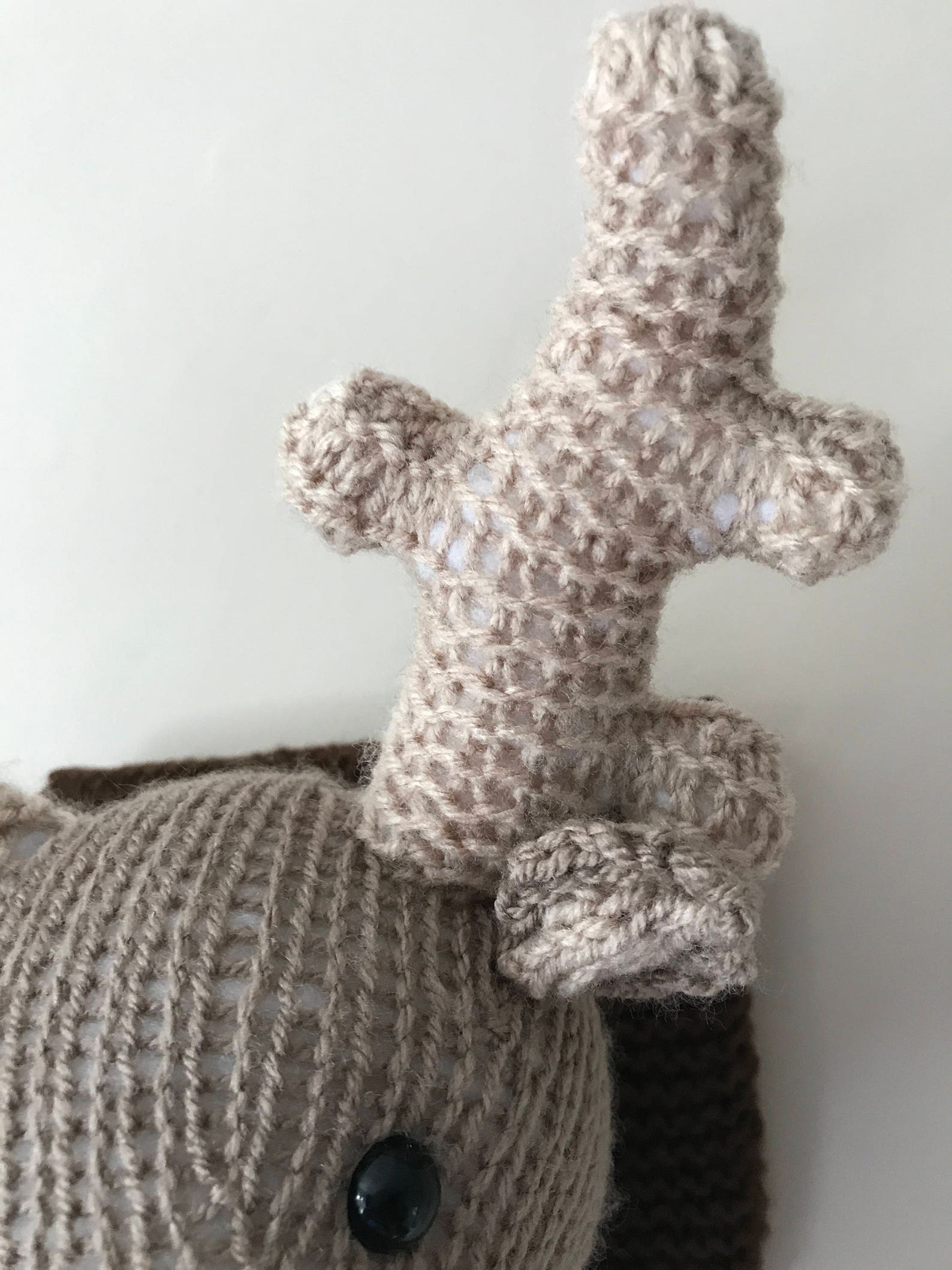 Deer Head Knitting Pattern Faux Taxidermy Animal Head Moose - Etsy UK