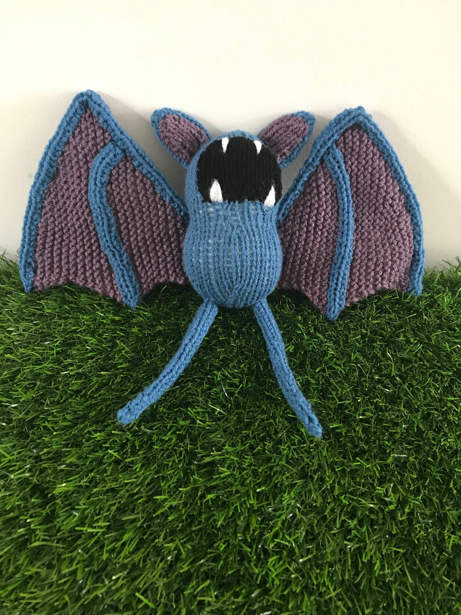 Zubat Pokemon Knitting Pattern Pokemon Pattern Knit Knitted - Etsy