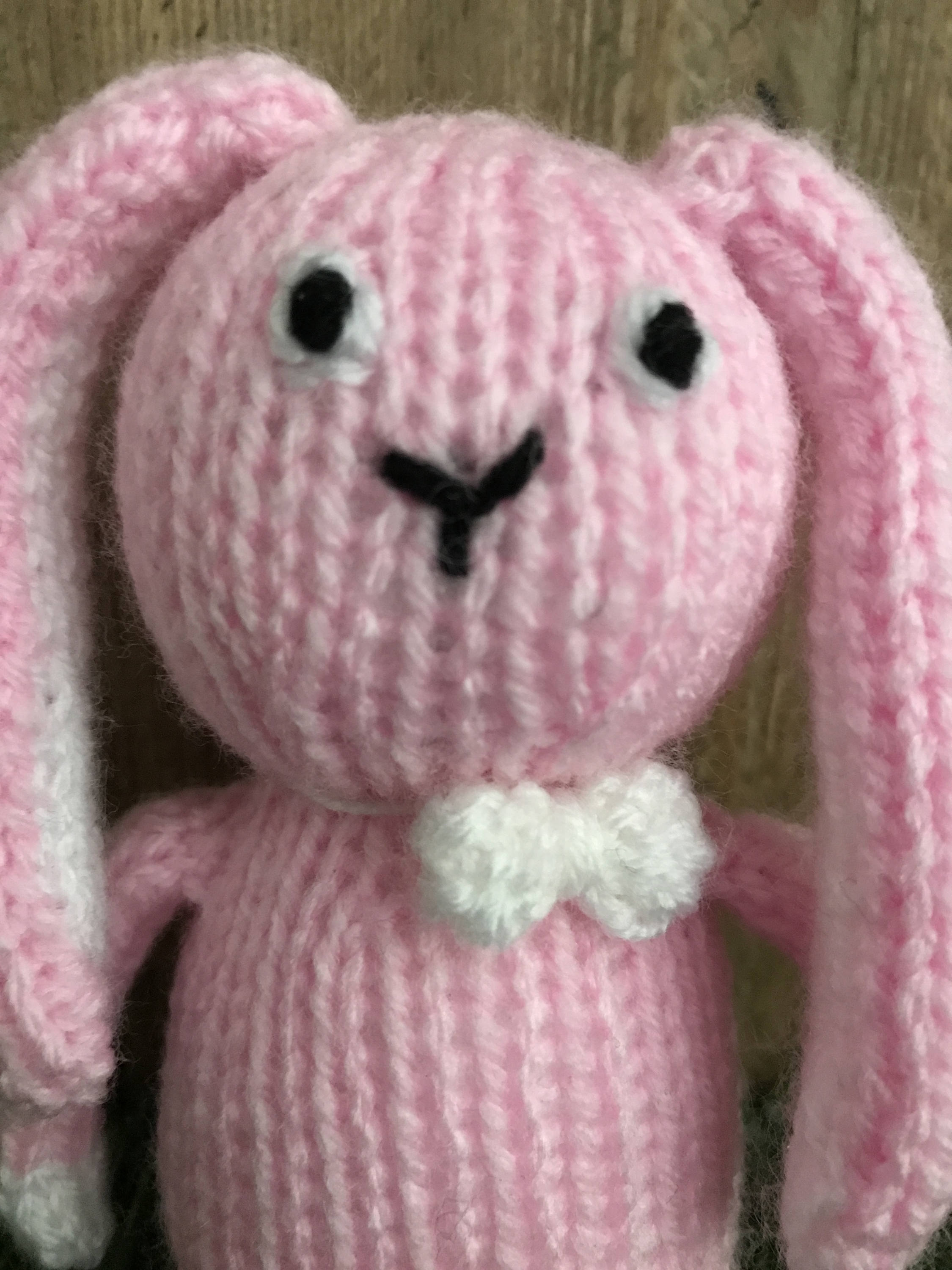 Rabbit Knitting Pattern Toy Pdf Knitting Patterns Bunny | Etsy