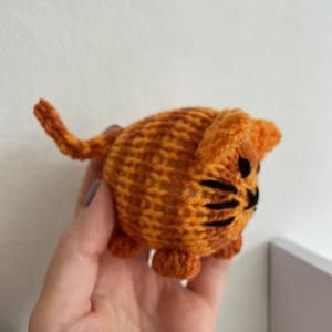 Loaf Cat Knitting Pattern, Mini Kitty Toy PDF Download, Easy Fun ...