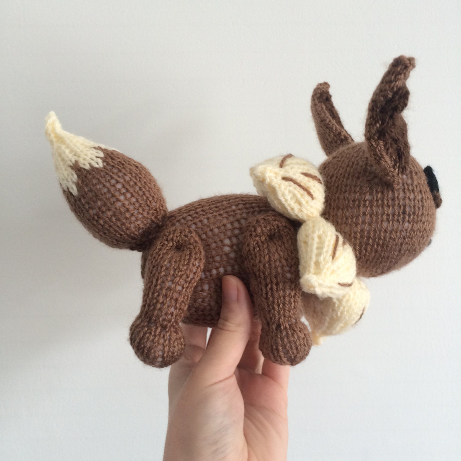 Eevee Pokemon Knitting Pattern Plushie Pattern Toy Pokemon Stuffed Toy ...