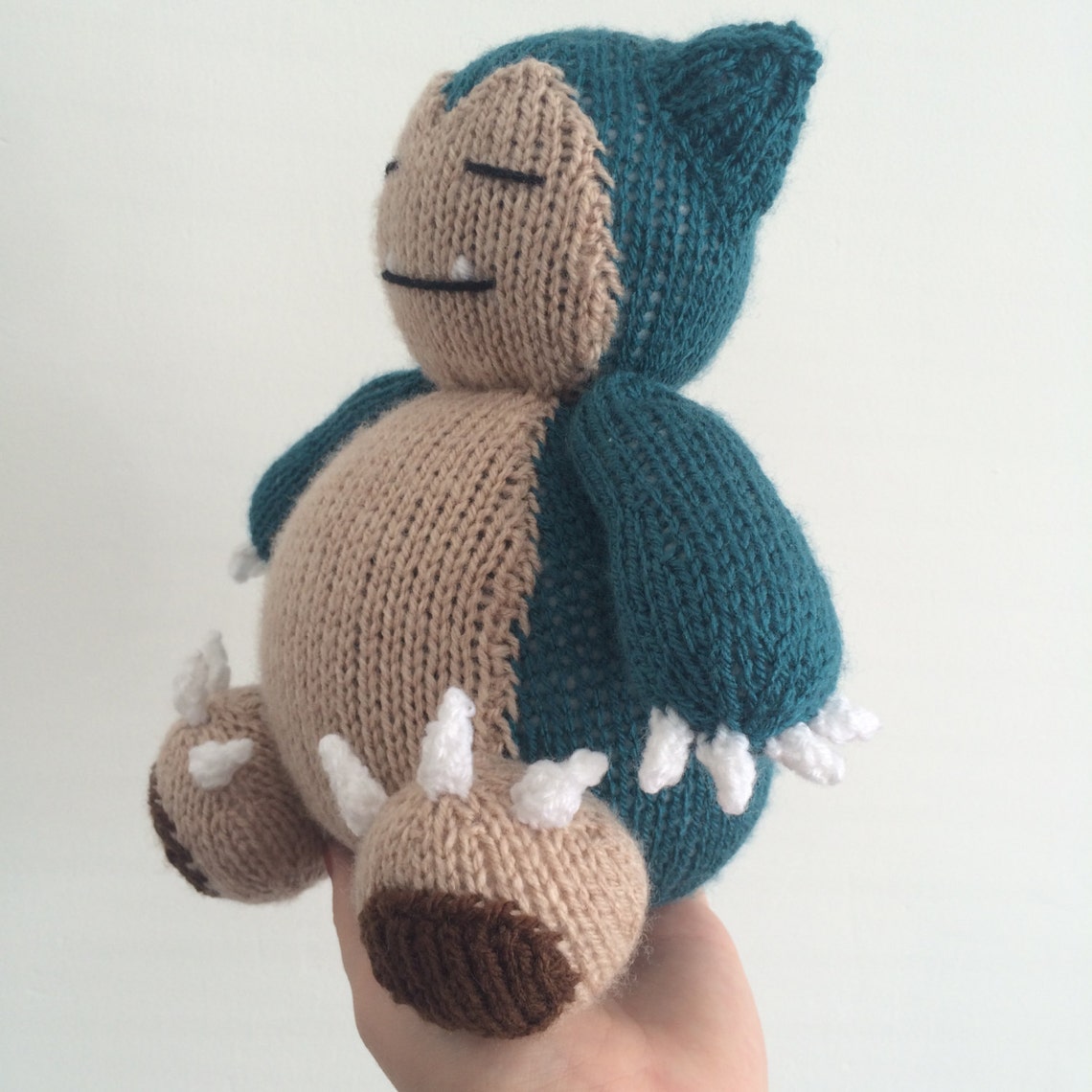 Snorlax pokemon knitting pattern plushie toy childrens soft | Etsy