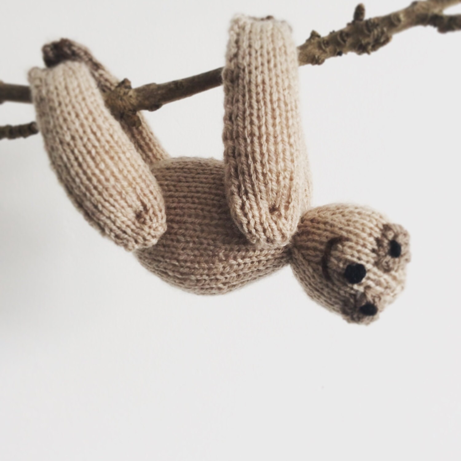 Sloth Knitting Pattern Plushie Soft Toy Pattern Stuffed Animal - Etsy