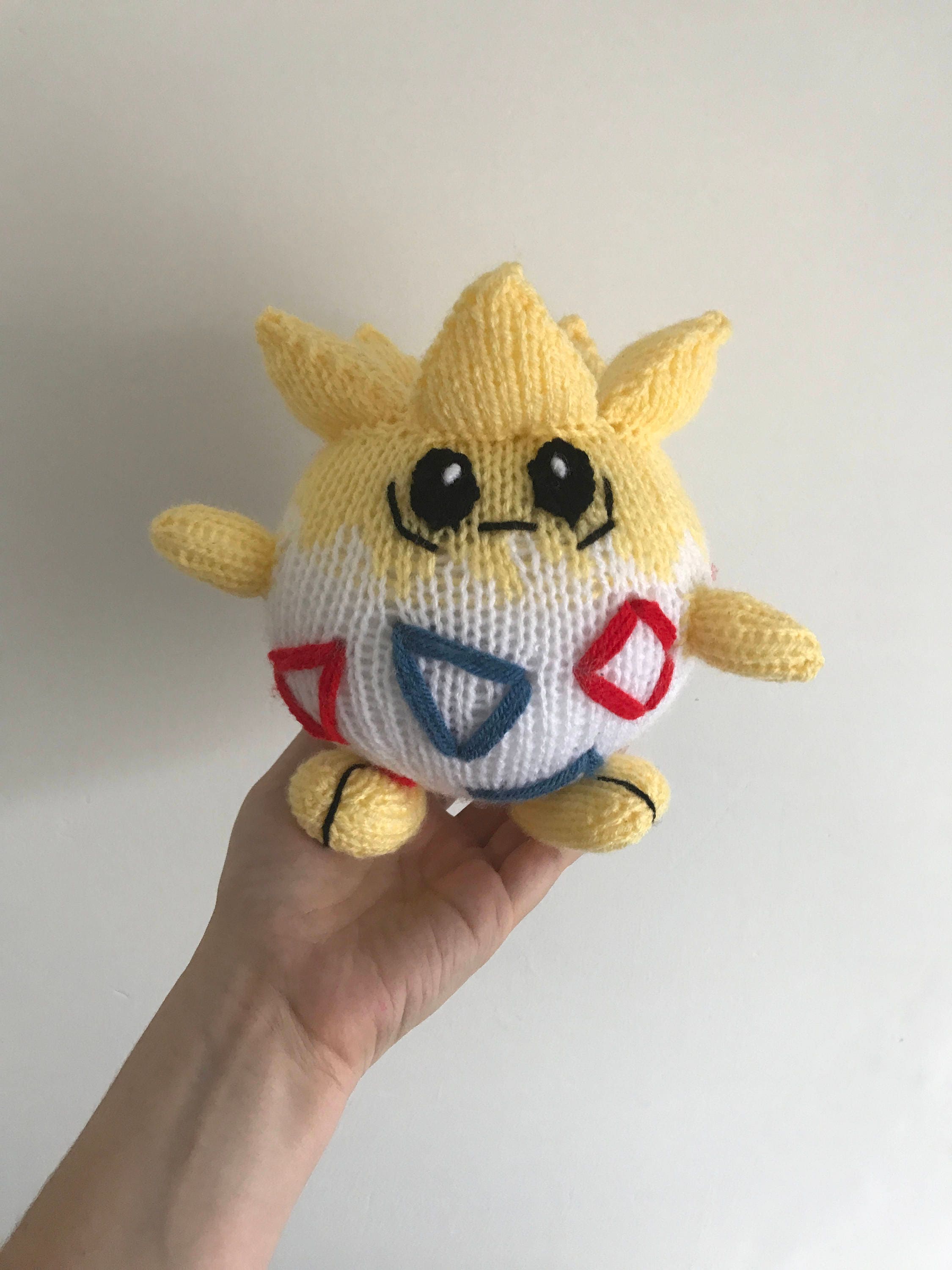 Togepi Knitting Pattern Pokemon Pattern Knit Knitted Plushie - Etsy UK