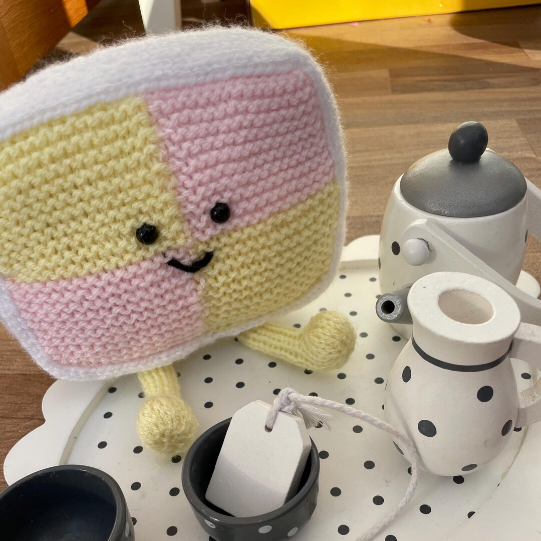 Battenberg Buddy Knitting Pattern, Cake Slice Kids Toy PDF Download ...