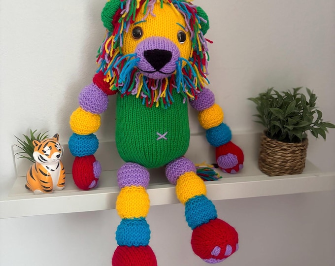 Rainbow Loom Lion/loom Band Lion - Etsy Canada
