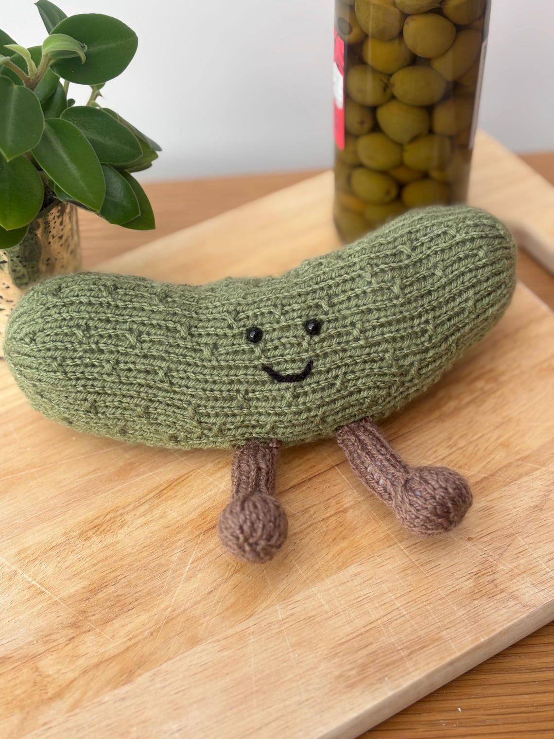 Pickle Buddy KNITTING PATTERN / Cute Jellycat Dupe Plushie Toy Tutorial ...