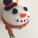 Snowman Bauble Knitting Pattern Christmas Decoration Pattern Crochet ...