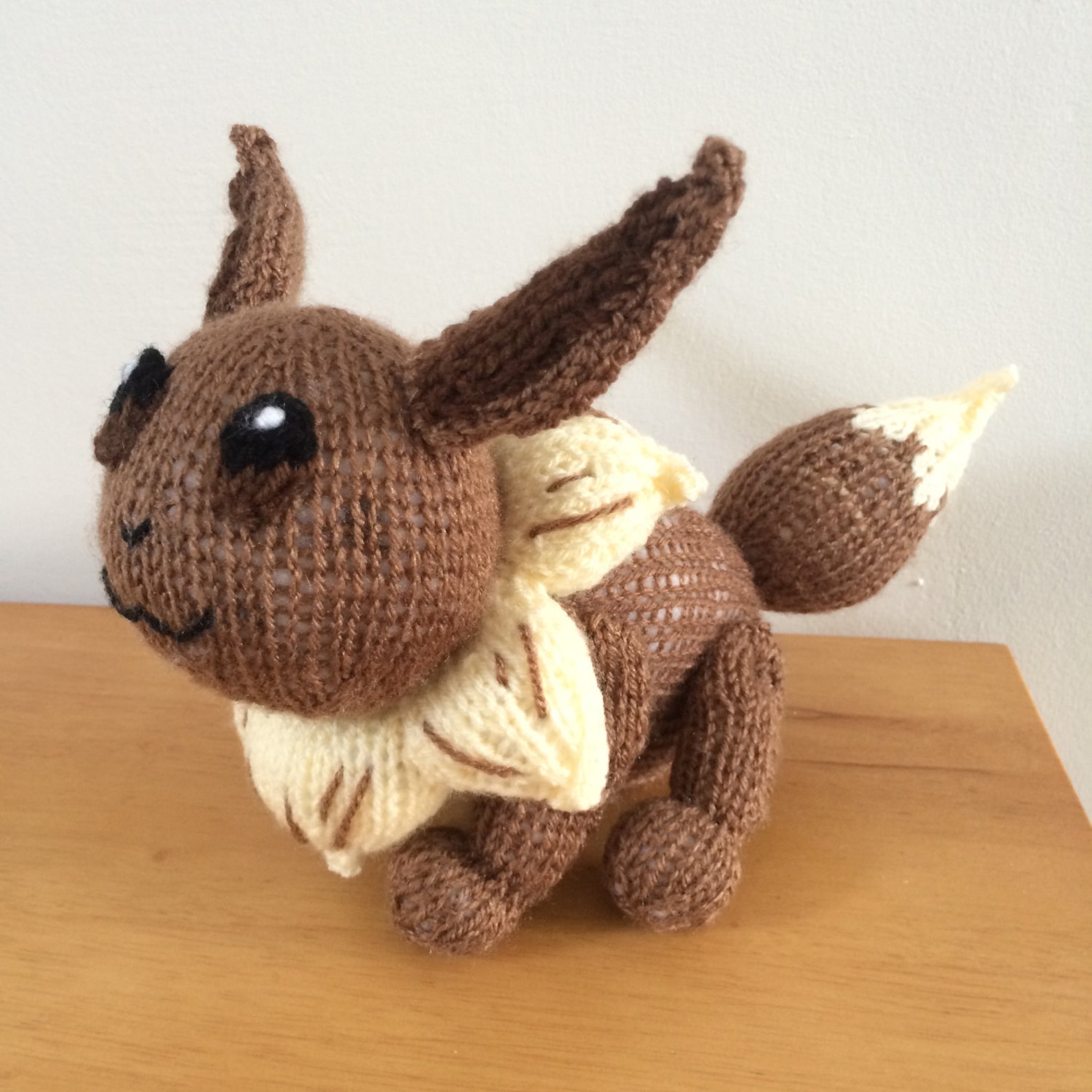 Eevee Pokemon Knitting Pattern Plushie Pattern Toy Pokemon Stuffed Toy ...