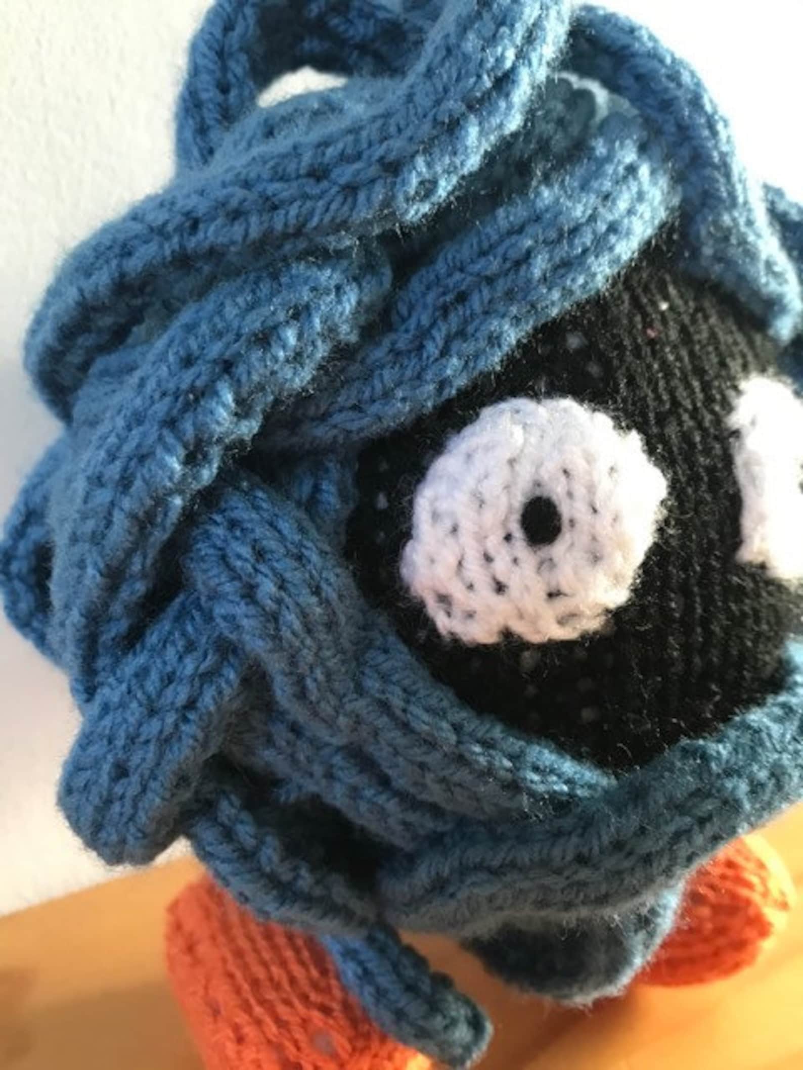 Tangela Pokemon Knitting Pattern Soft Toy Pokemon Amigurumi Animal ...