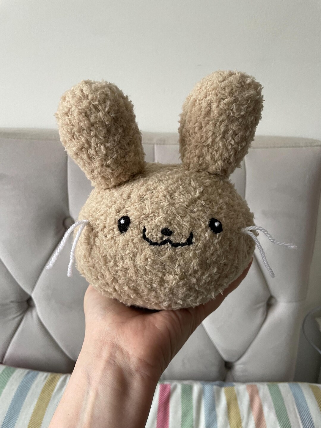 Dust Bunny Knitting Pattern, Gabbys Rabbit Soft Toy PDF Download, Easy ...