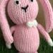 Rabbit Knitting Pattern Toy Pdf Knitting Patterns Bunny Plushie Pattern ...