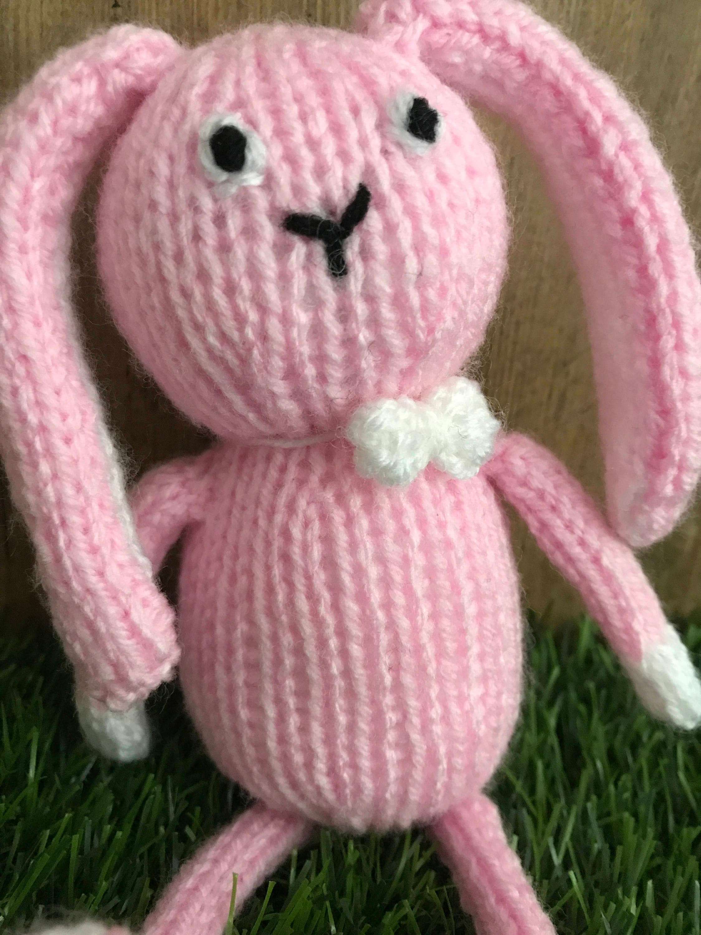 Rabbit Knitting Pattern Toy Pdf Knitting Patterns Bunny | Etsy