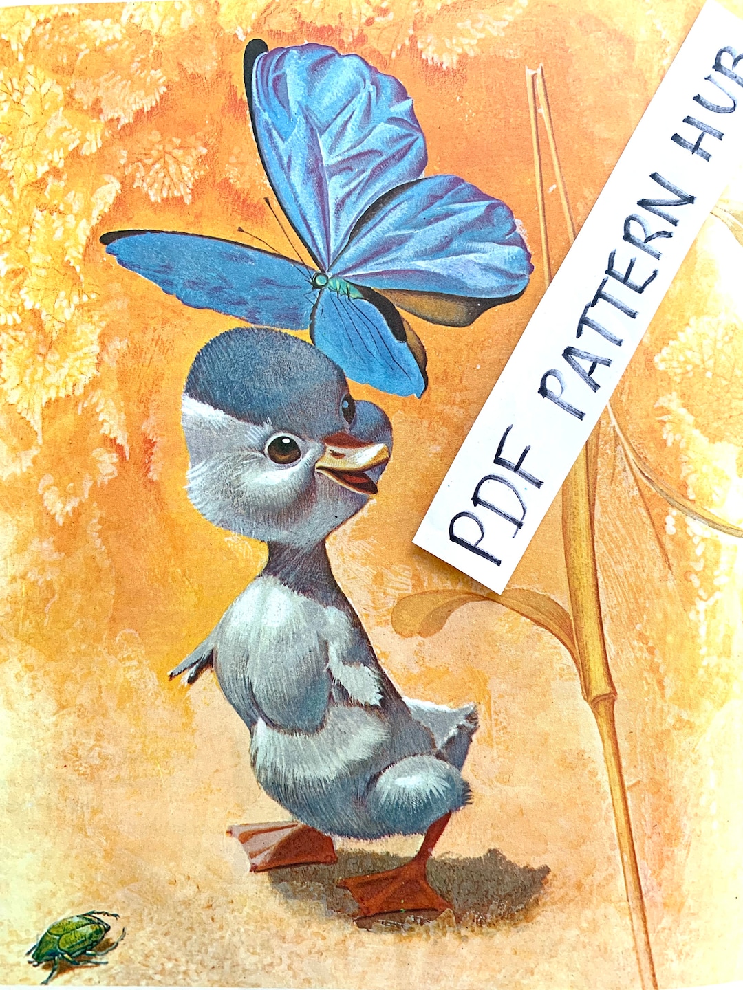 PDF Vintage Illustration Ugly Duckling for Decoration Journaling ...
