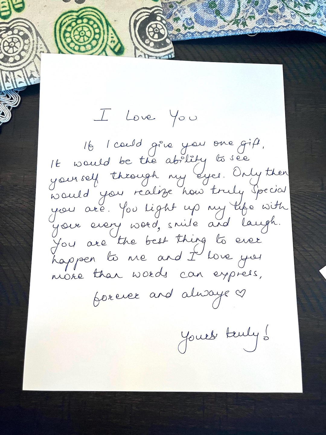 Handwritten Love Letter! - Etsy